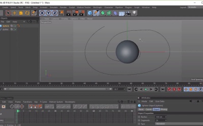 Animating Paint Strokes With Cinema 4D - Animating a Sphere