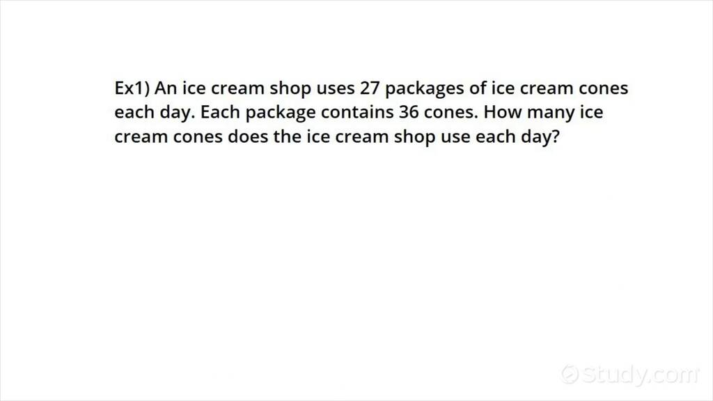 How to Solve Word Problems Using Multiplication of Whole Numbers ...