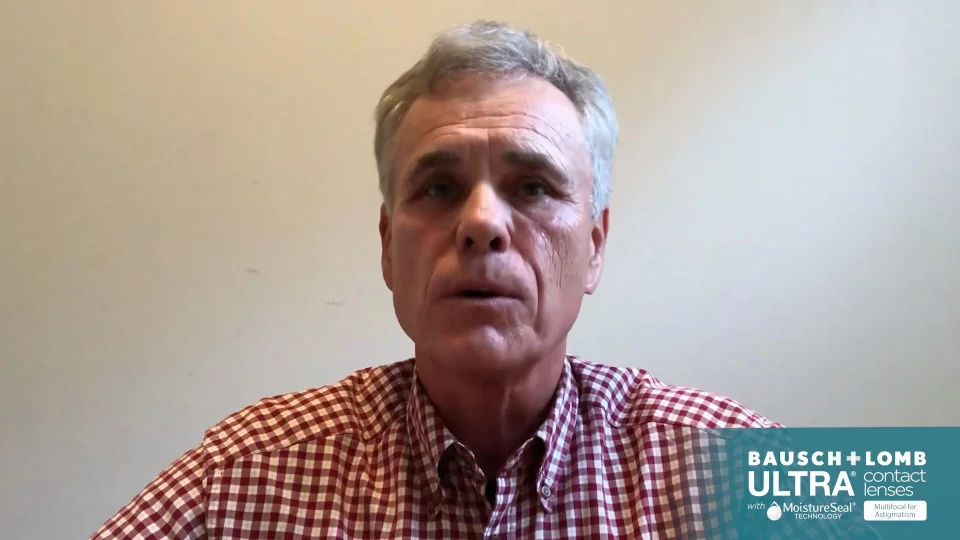 ULTRA® Multifocal for Astigmatism Success Testimonials: Patient - Chuck ...