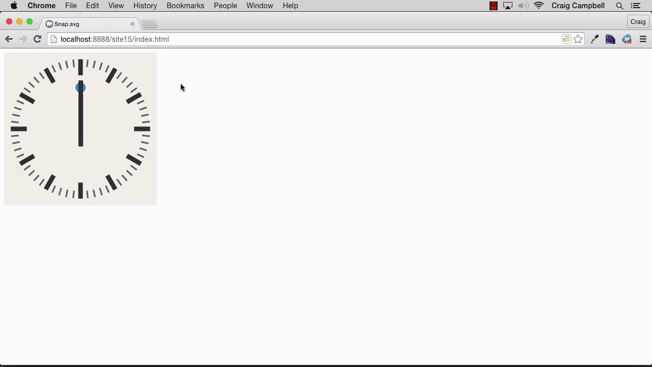 Animating With Snap.svg - Targeting Individual Clock Shapes