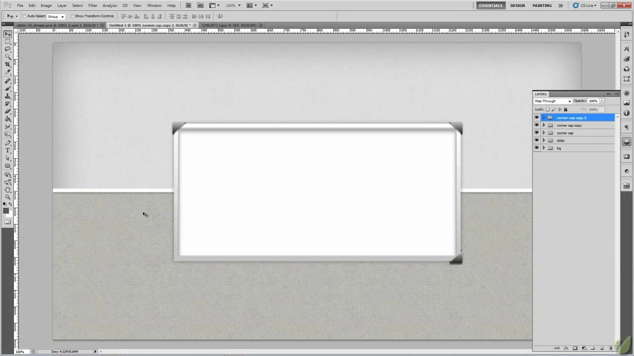 Advanced UI Techniques - Corner Elements And Shadows