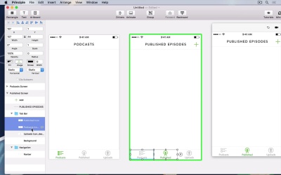 Motion Design With Principle for Mac - Images and Layout
