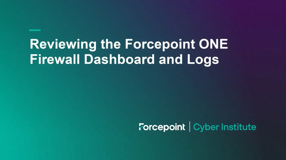 Forcepoint Cyber Institute