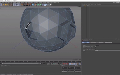 Create a Low Poly Moon With Cinema 4D - Creating Moon Craters