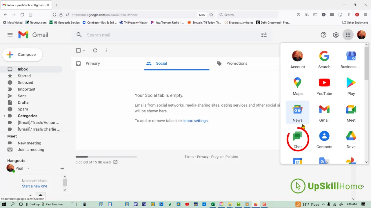 UpSkillHome | Intro To Google Workspace