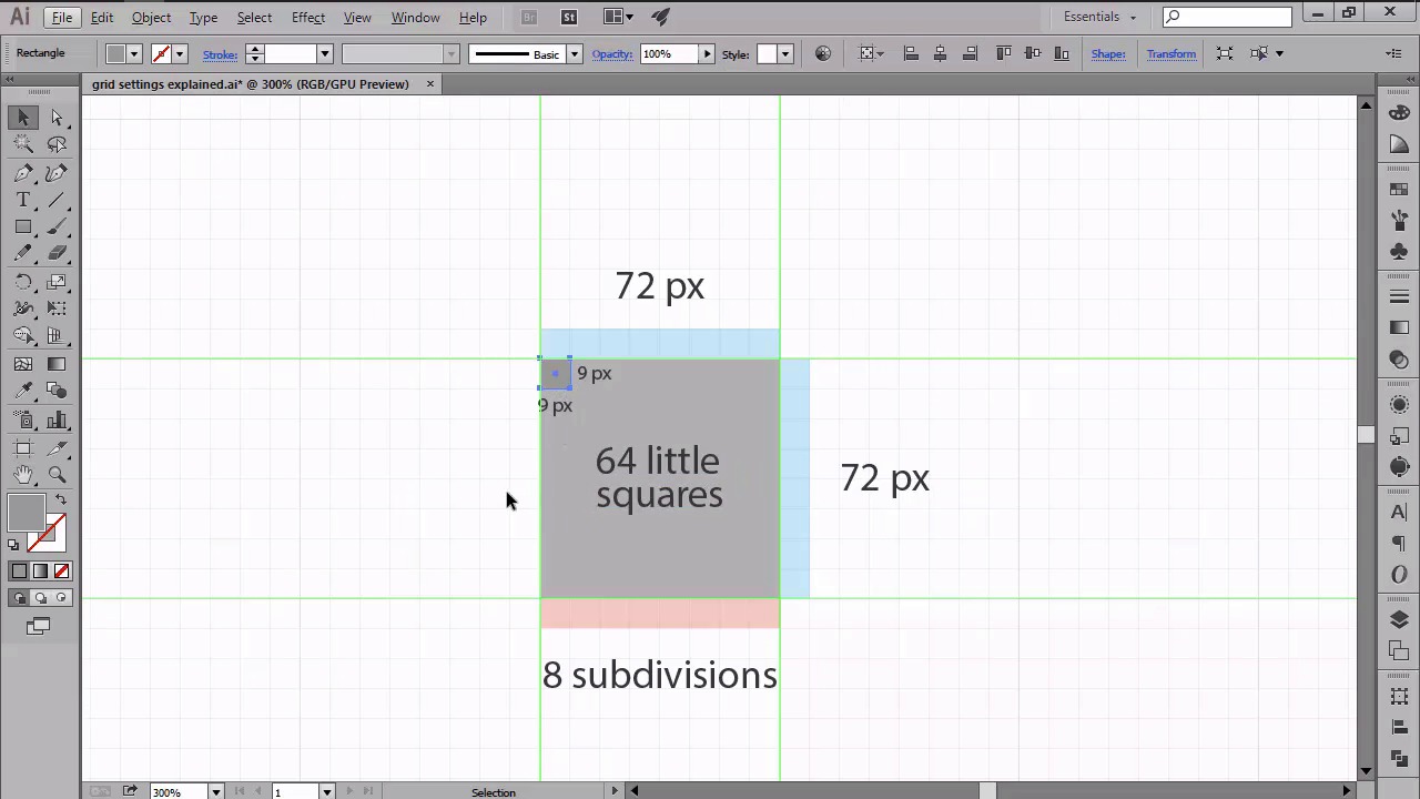 Creating Pixel-Perfect Icons in Adobe Illustrator - Introducing the Grid