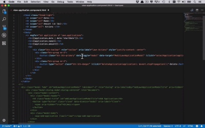 Build an App From Scratch With JavaScript and the MEAN Stack - Adding the View Application Markup
