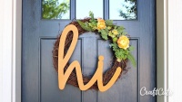Hi Script Wood Letters - Cursive Wood Letters | Craftcuts.com
