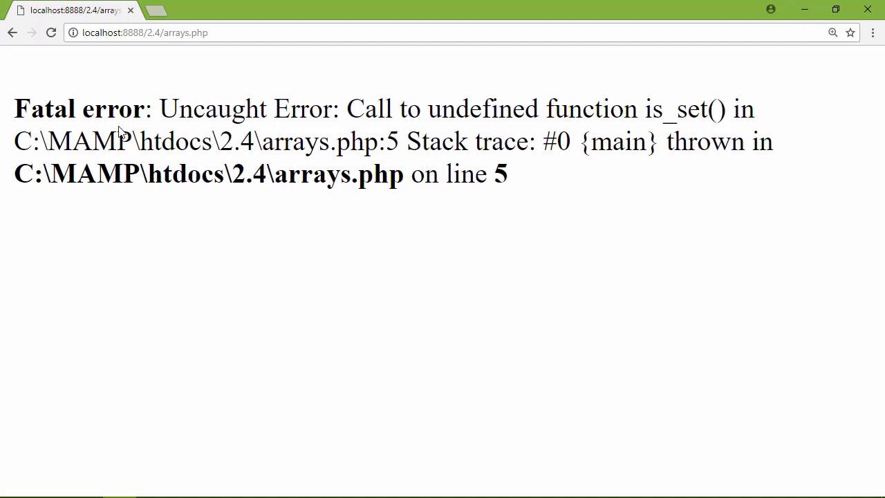 Php Fundamentals Php Arrays
