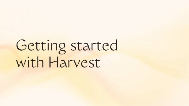 Webinars – Harvest