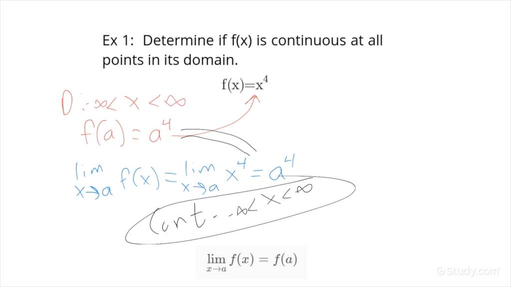 Determining a Power Function is Continuous at Every Point in its Domain ...