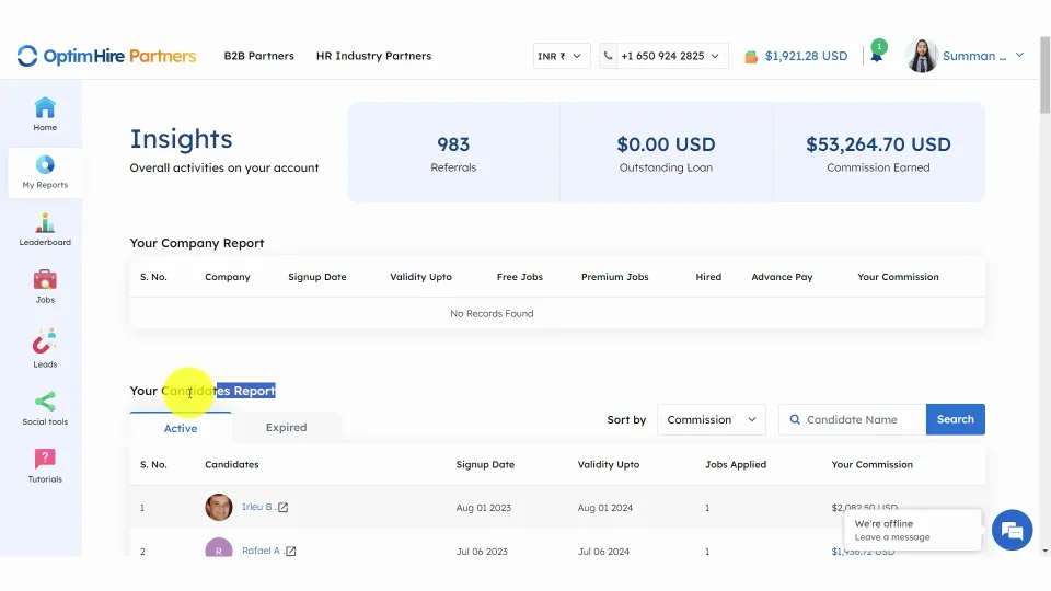 Earn up to $15,000 per hire | Partner with OptimHire | Refer and Earn Program