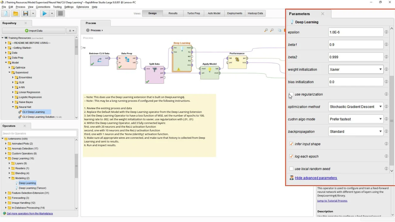 Machine Learning Master - Deep Learning | RapidMiner Academy by Altair ...