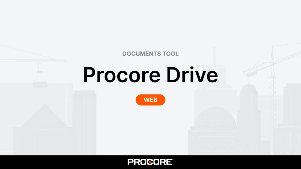 Documents (Procore Drive) - Procore