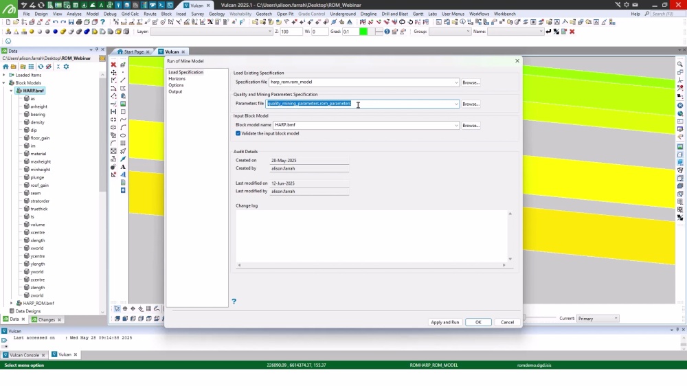 Maptek - Smarter Coal ROM Modelling with Maptek