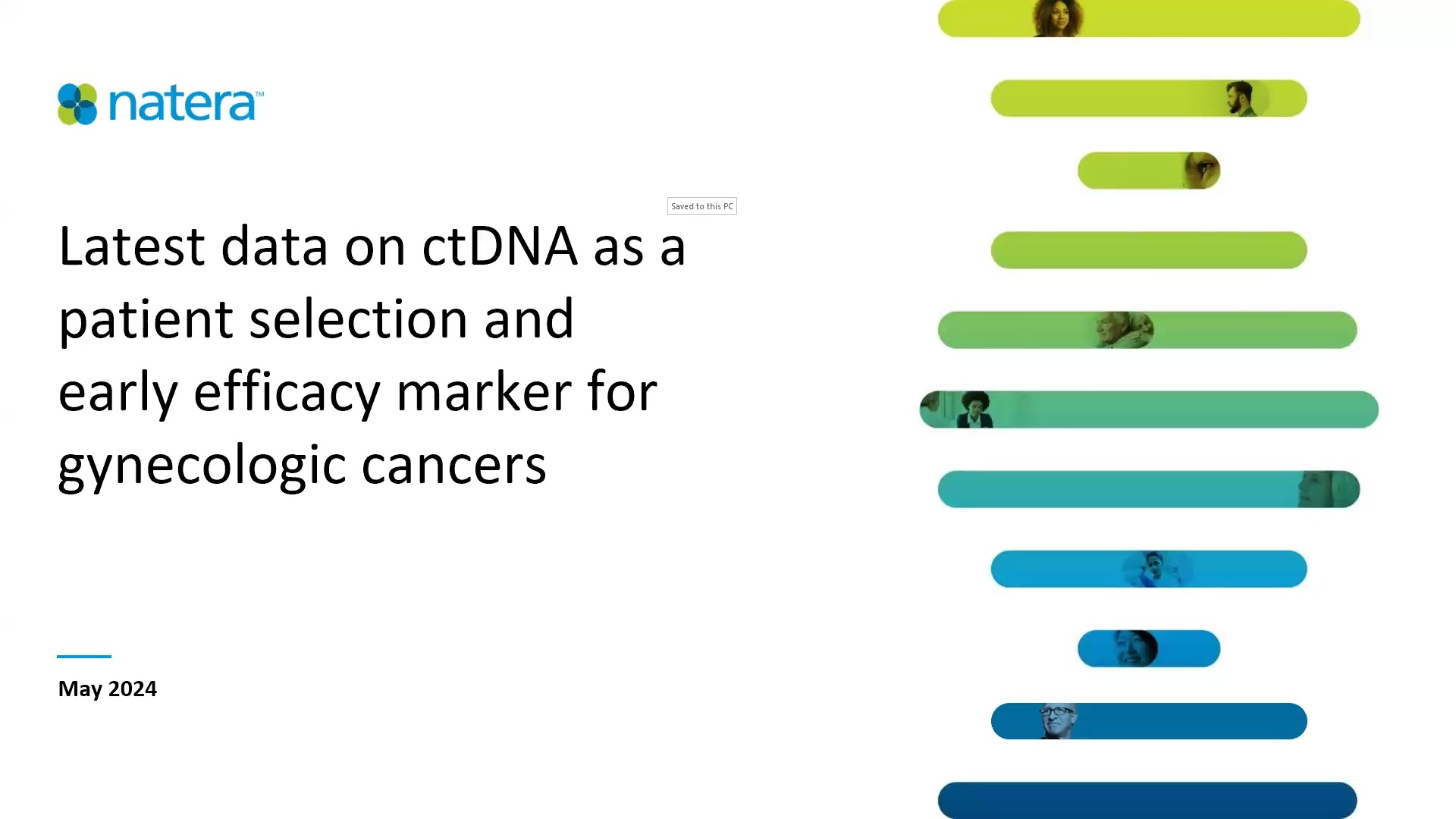 Latest data on ctDNA as a patient selection and early efficacy marker ...