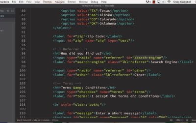 Solid HTML Form Structure - Other Input Types