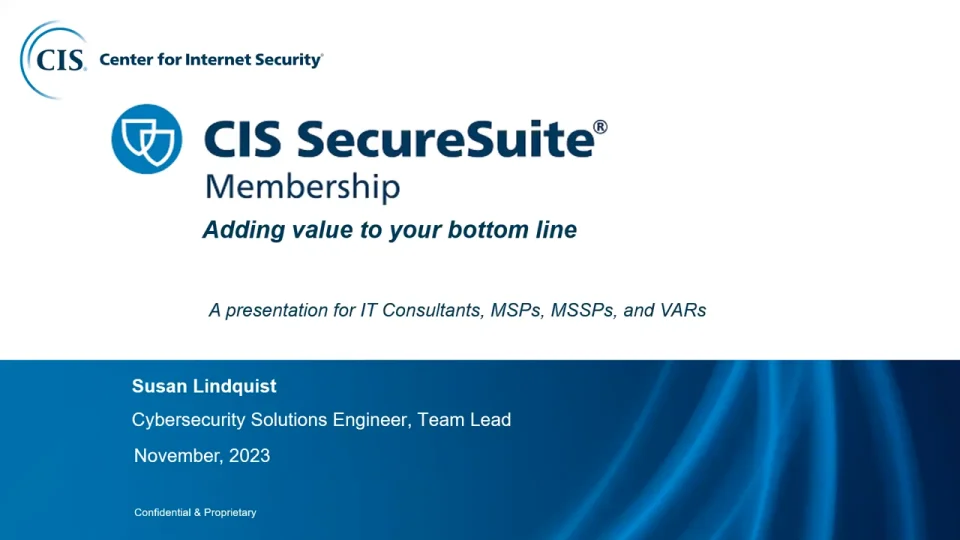 Thank You - SecureSuite Consultant & Services - On Demand Webinar