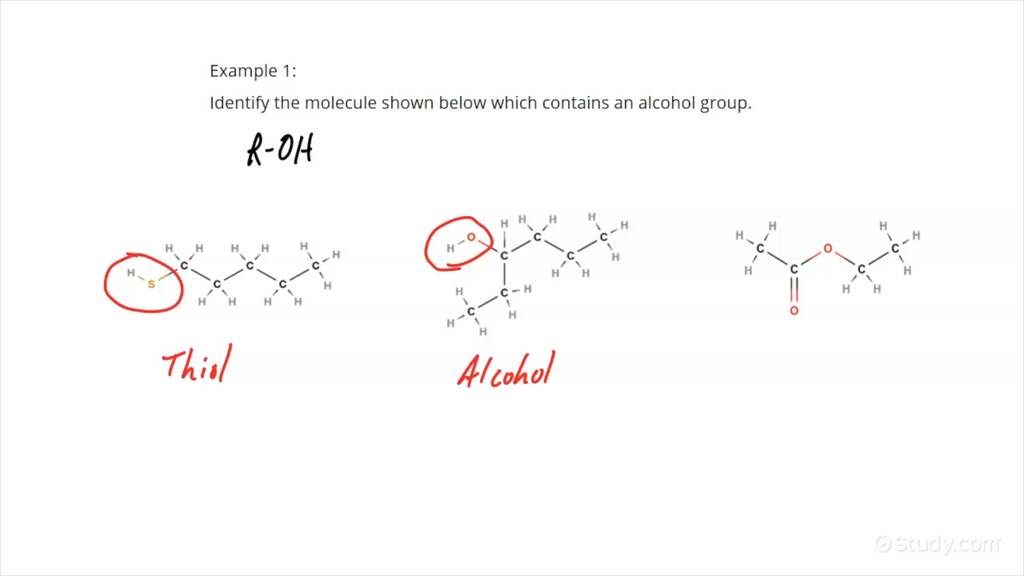 Identifying Common Chemical Groups in a Lewis Structure | Chemistry ...