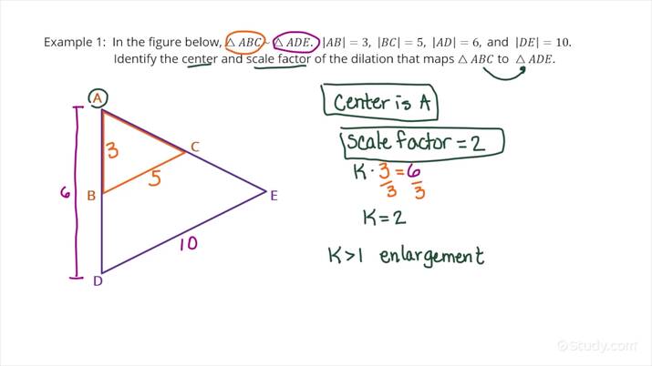 Using Similarity Transformations with Similar Triangles | Geometry ...