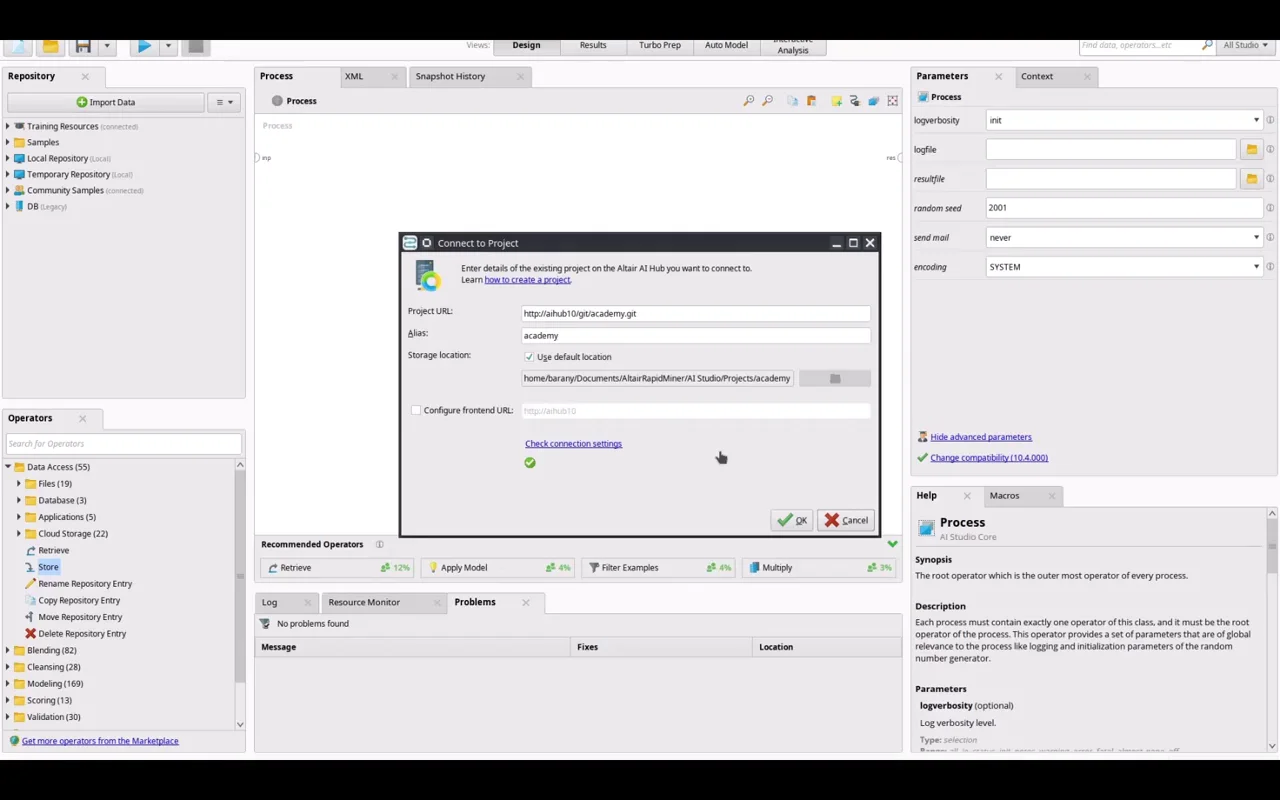 Versioning and collaboration with Projects | Altair RapidMiner