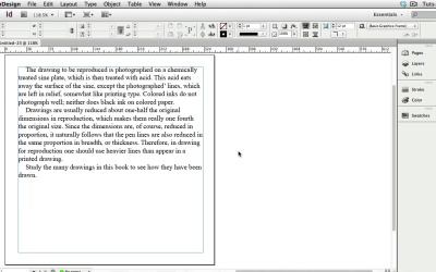 InDesign Fundamentals - Text I - Placing