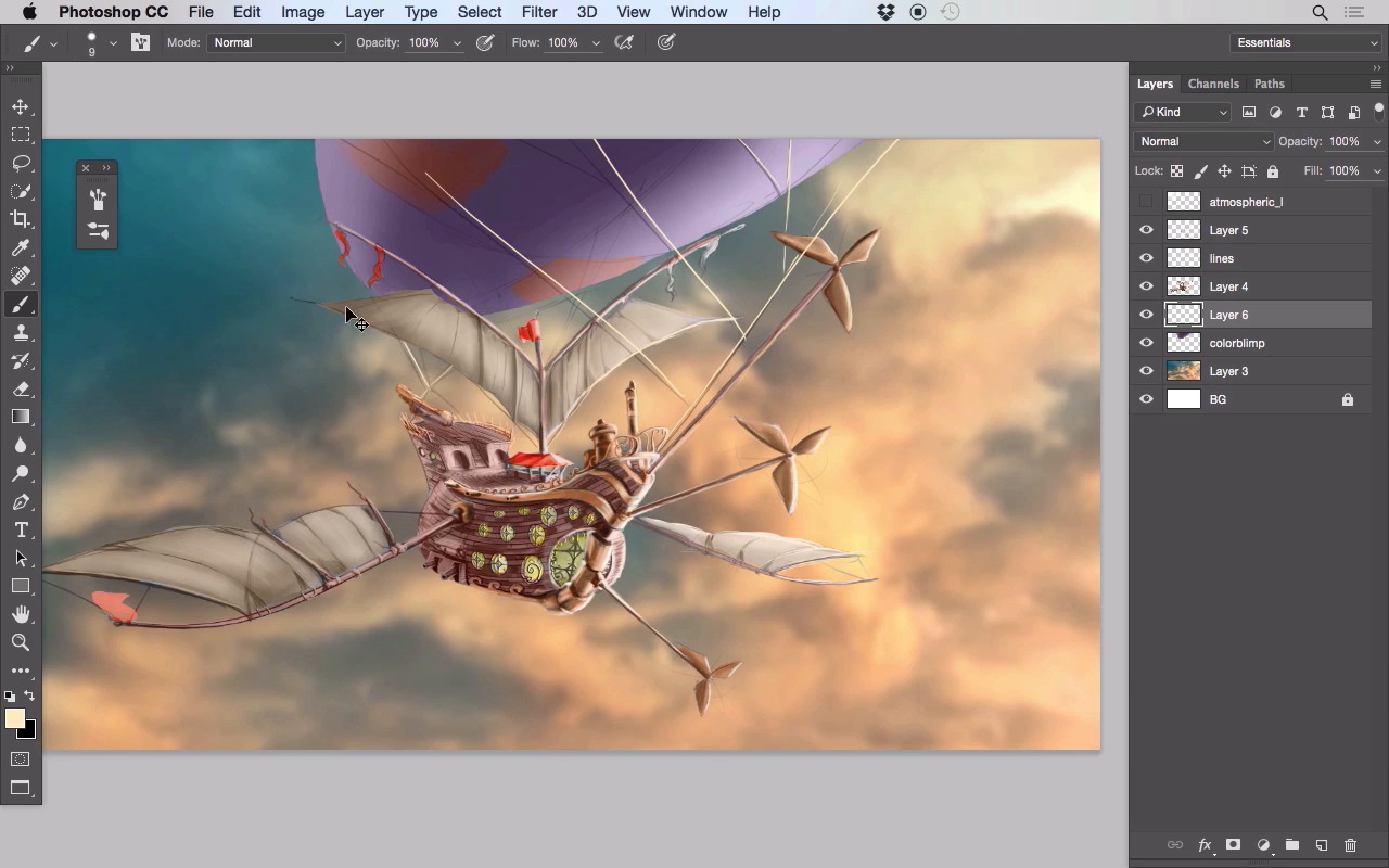 How to Design Fantasy Vehicles - Adding More Color