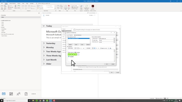 Add a TrustBox Signature widget to your emails