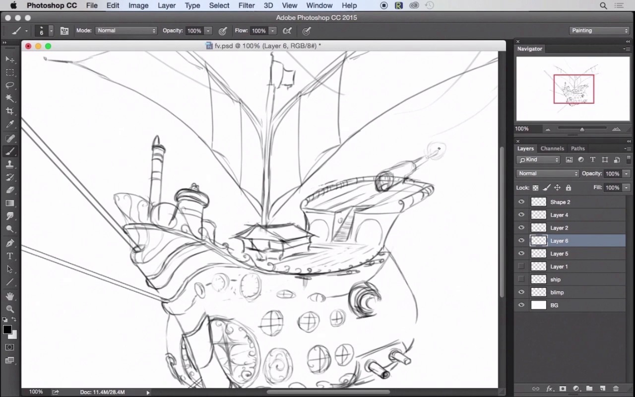 How to Design Fantasy Vehicles - Adding Further Details