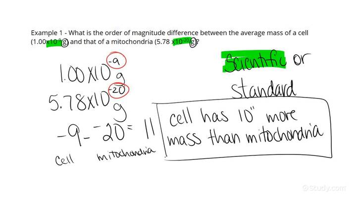 Determining Order of Magnitude Differences Between Very Small Numbers ...