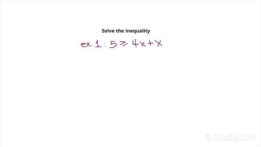 Solving a Linear Inequality with Multiple Occurrences of the Variable ...
