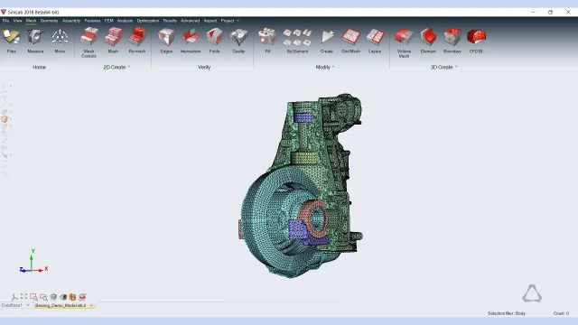 Multiphysics Workflows with CAD Associativity | Altair SimLab