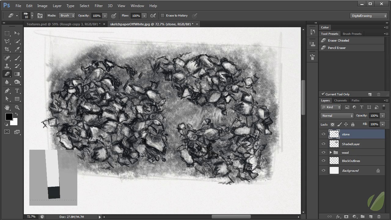 Digital Drawing Fundamentals - Creating Texture