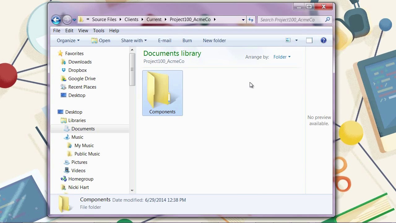 Pro Print Design Workflow - Folder Structure