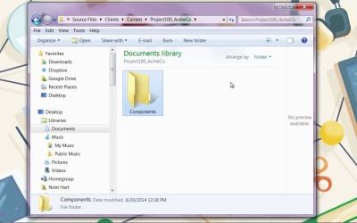 Pro Print Design Workflow - Folder Structure