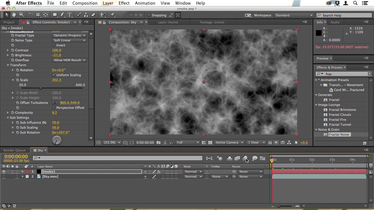 Smoke, Fire and Explosions in Adobe After Effects - Creating Wisps of ...