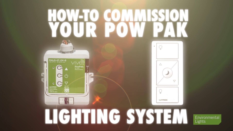 Lutron RMJS-8T-DV-B PowPak dimming module with 0-10 V control, 120-277V