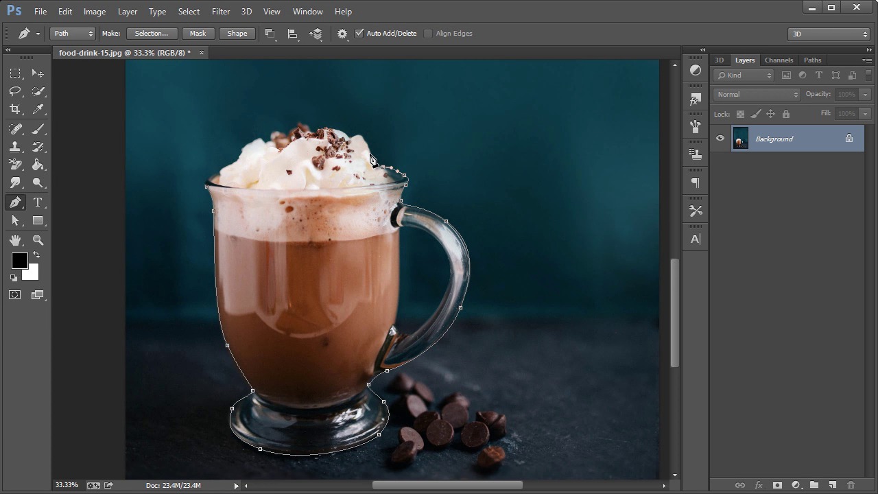 Photo Manipulation Fundamentals - Isolating the Cup