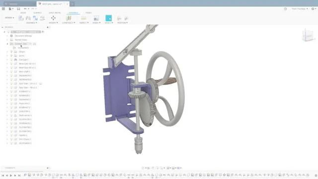 Fusion Help | Creating assemblies | Using contacts in the assembly | Autodesk