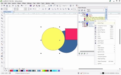 Getting Started With CorelDRAW - Property Bar and Object Manager