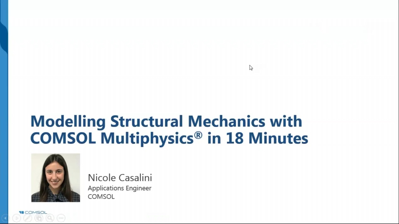 Intro to Structural Mechanics with COMSOL Multiphysics®
