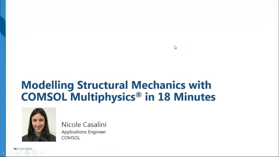 Intro to Structural Mechanics with COMSOL Multiphysics®