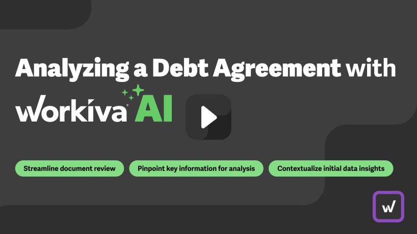 Prompting for Assured Integrated Reporting | Workiva