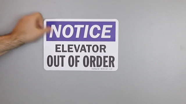 Elevator Signs | Elevator Safety Signs - MySafetySign.com