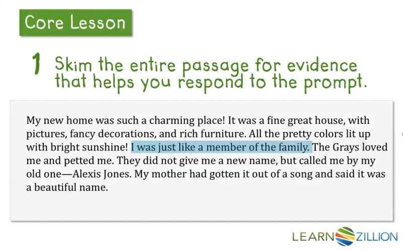 locate-evidence-in-a-text-by-skimming-learnzillion