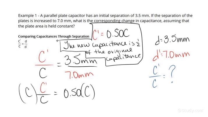 How to Compare Capacitances of Parallel Plate Capacitors with Different ...