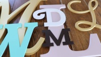 Painted Wood Letters (MDF) | Craftcuts.com