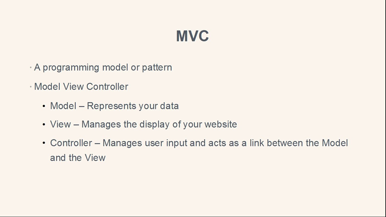 ASP.NET MVC for Designers - Introduction to ASP.NET and MVC