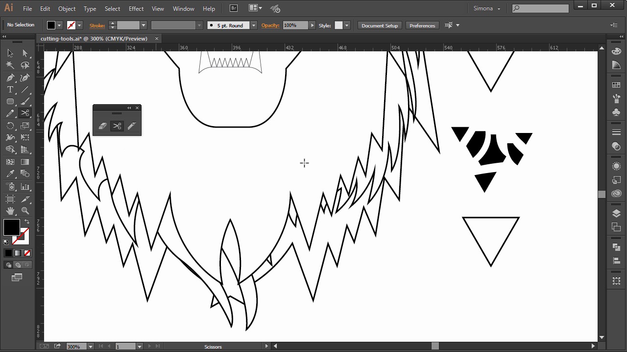 The Fundamentals of Adobe Illustrator - The Cutting Tools