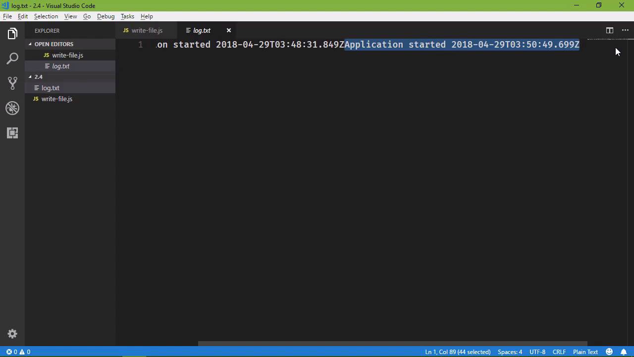 Node.js From Scratch - Writing Is Just as Important